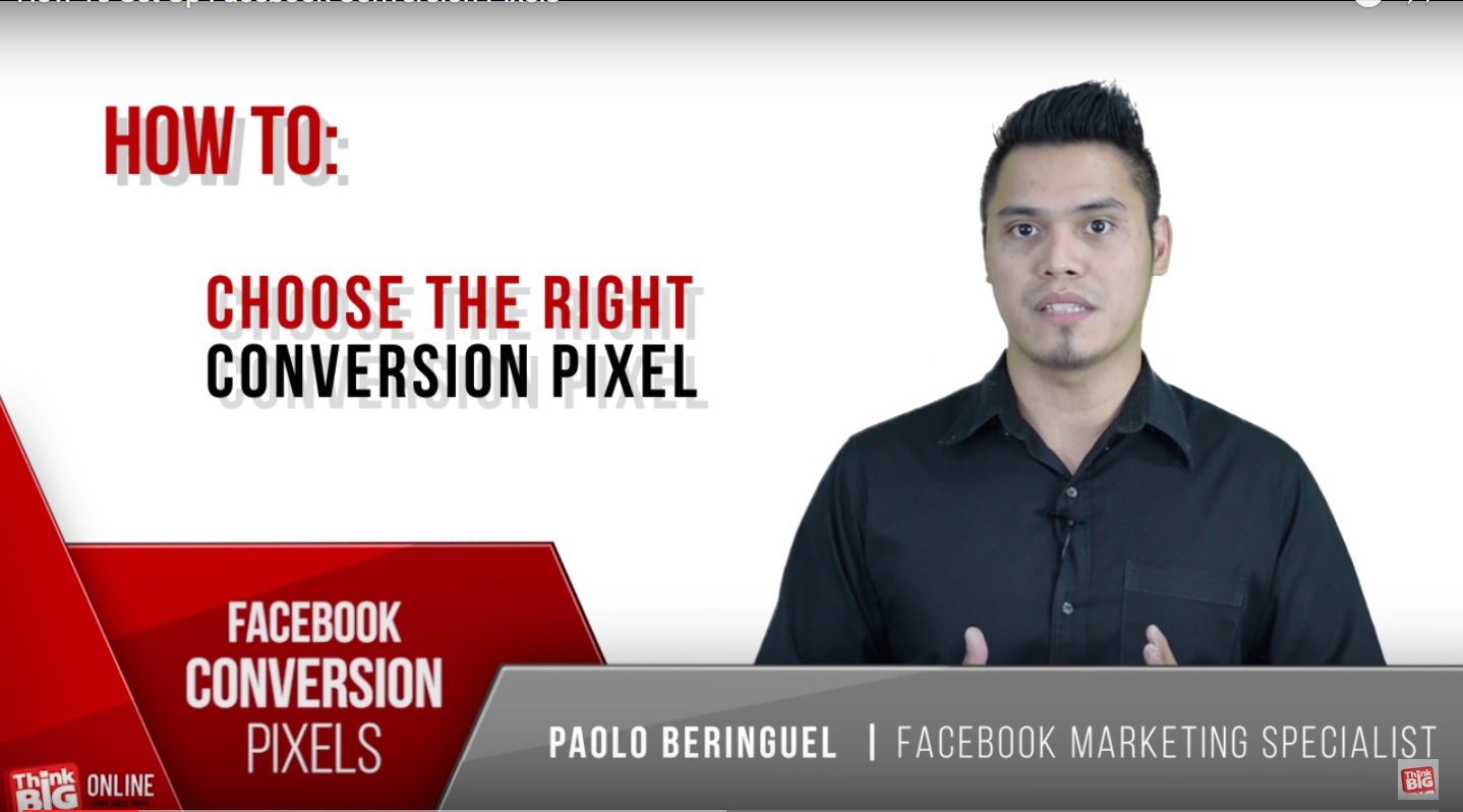 How to setup facebook conversion pixels