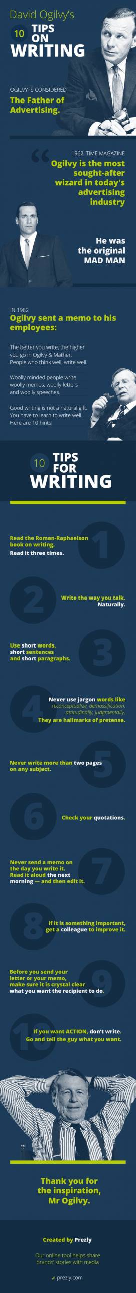 David Ogilvy’s Timeless Copywriting Tips (Infographic) - Think Big ...